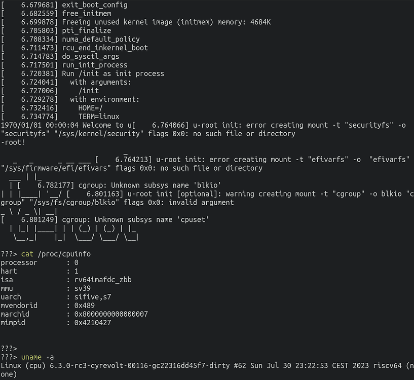 OSF/LinuxBoot - Linux as a direct payload to OpenSBI - VisionFive 2 (EN) - RVspace Forum